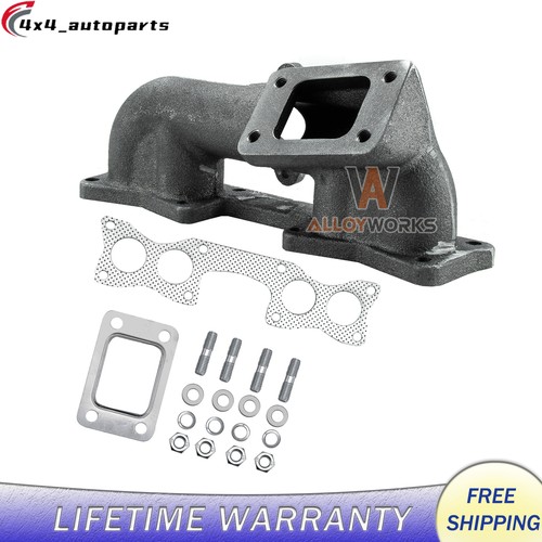 Cast T3 t3/ t4 Top Mount Turbo Manifold FOR 89 90 Nissan 240sx KA24E ...