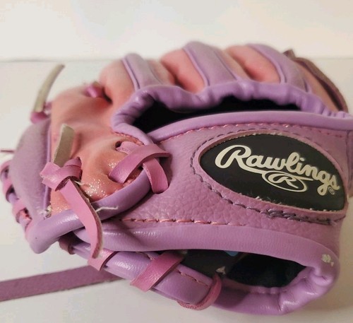 Rawlings Pink Purple Baseball Glove Mitt 9" PL109P | eBay
