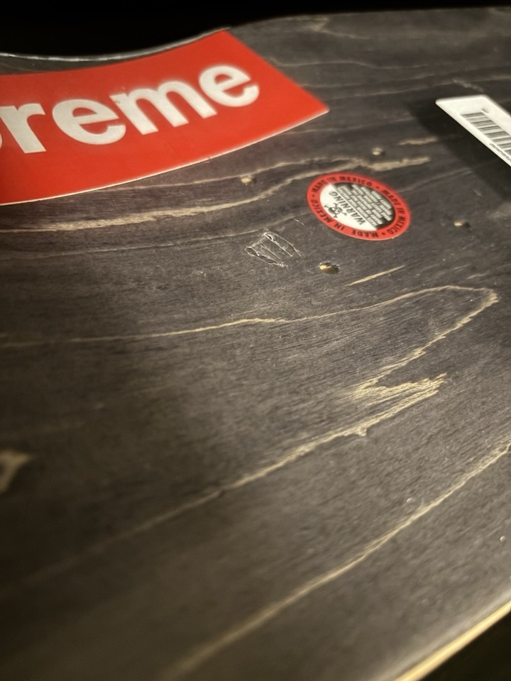 Supreme Bling Box Logo Skateboard Deck Gold SS22 - Sealed (see photos ...
