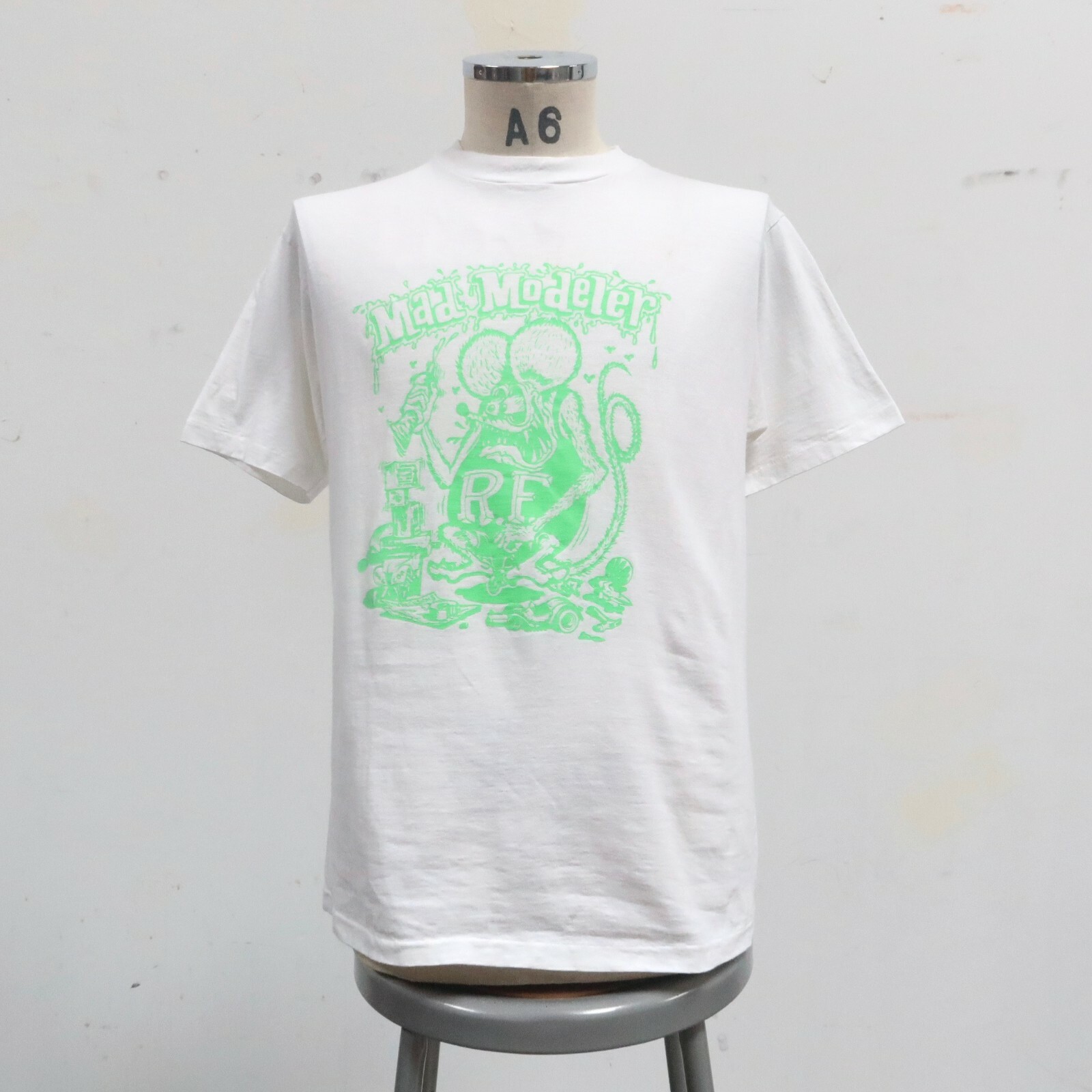 Vintage Rare Ed Roth Mad Modeler Rat Fink Shirt Size L Made in USA ...