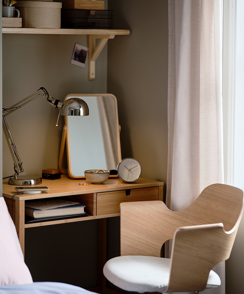 NEW IKEA FORSA Work Lamp, Desk Lamp Color Nickel-plated FORSÅ 80146763 ...