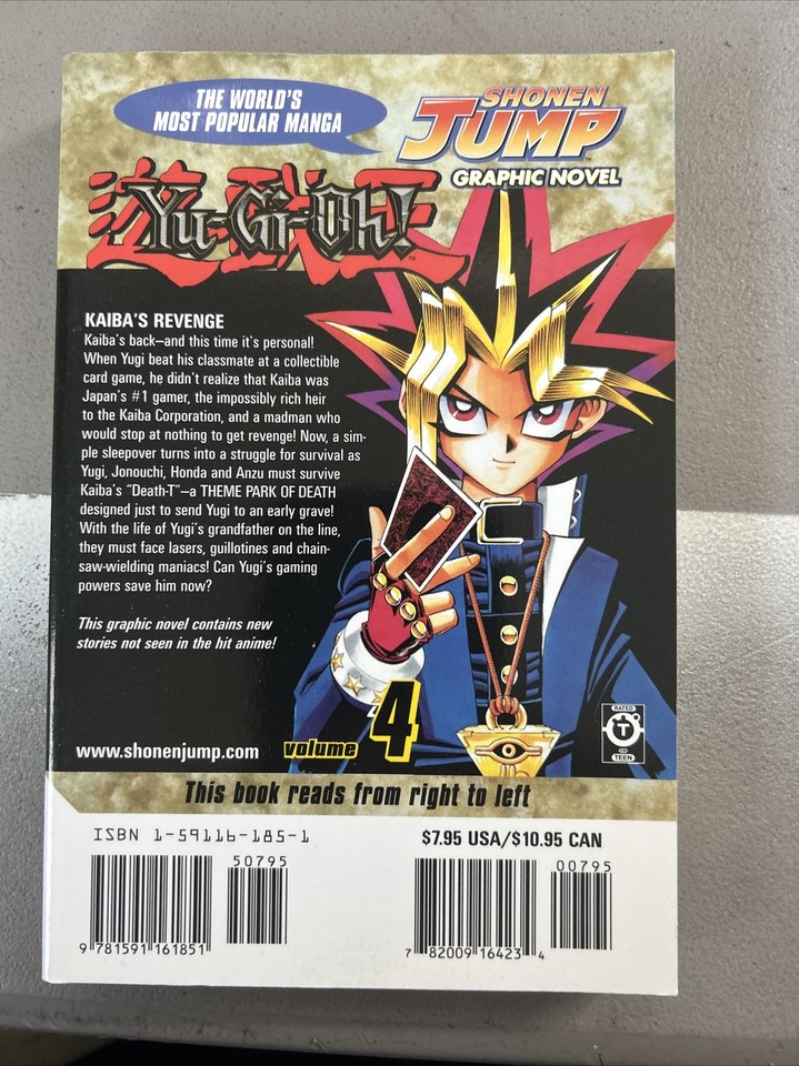 YUGIOH Shonen Jump Vol 4 - Manga Anime Comic Book Art Yugi Kazuki Novel ...