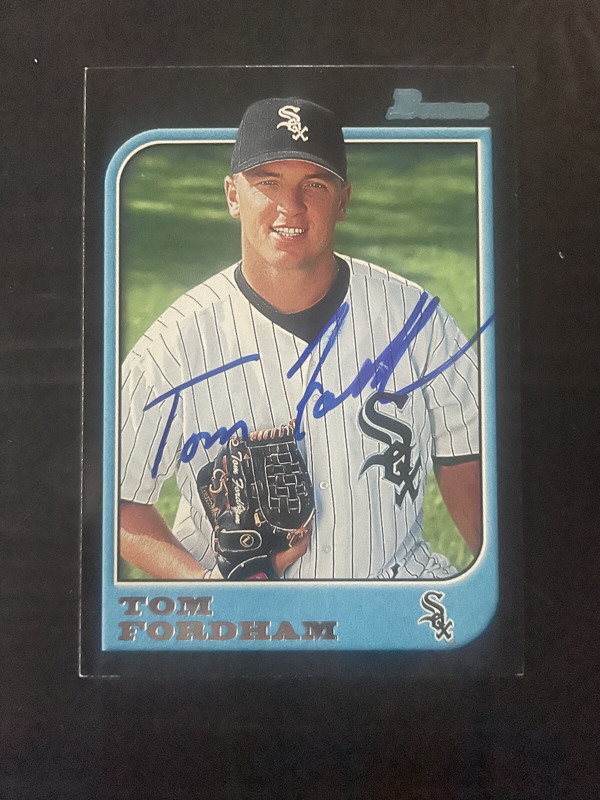 1997 Bowman #117 Tom Fordham Chicago White Sox Signed Card Autographed ...