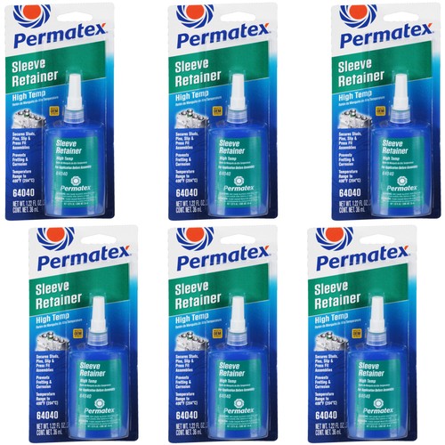Permatex 64040 High Temperature Sleeve Retainer Set Thread Locker 216ml ...