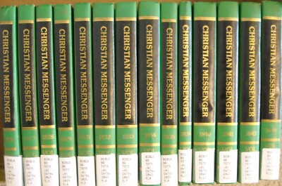 THE CHRISTIAN MESSENGER ~ BARTON W STONE ~ 14 VOLUME SET ~ HARDBACK ...