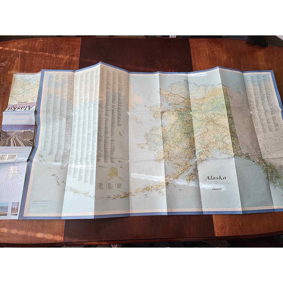 Imus Geographics Alaska Topographic Travel Reference Map 2004 Edition ...