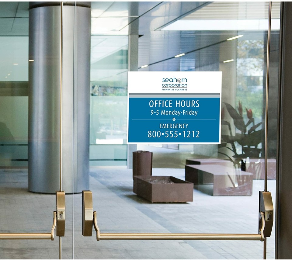 AVERY Removable Window & Wall Signage, Inkjet, 8.5" x 11", White, 10ct ...