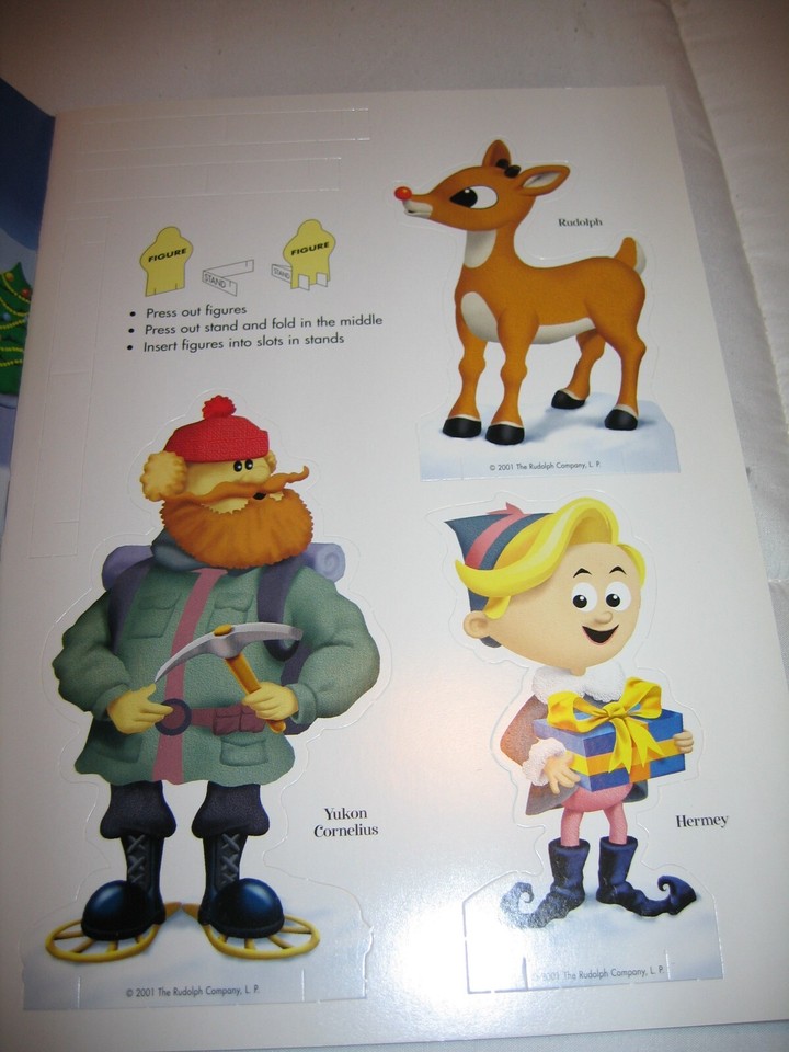 Rudolph the Red-Nosed Reindeer: A Visit to Christmastown Press-Out ...