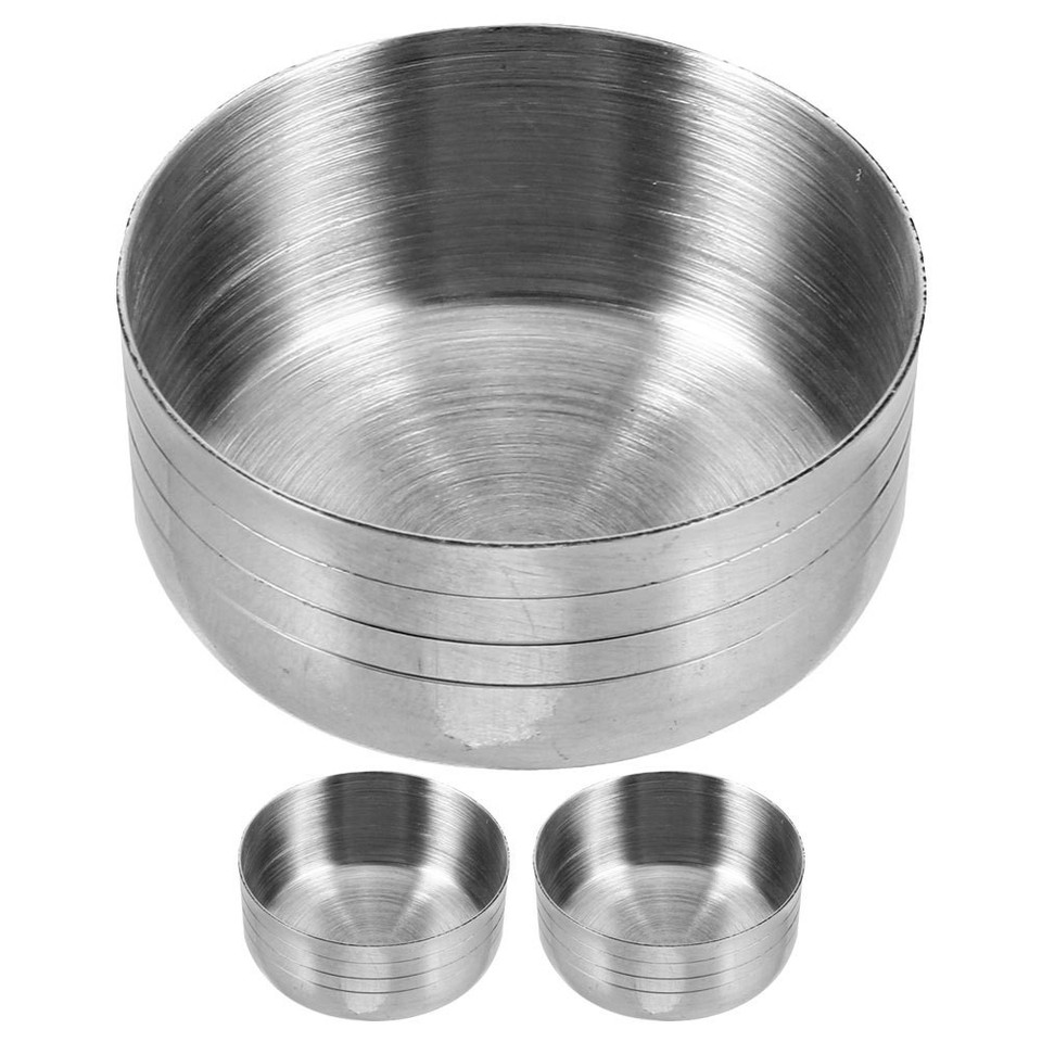 3 Pcs Metal Shaker Bottle Ball Helix Dipping Sauce Cups Reusable | eBay UK