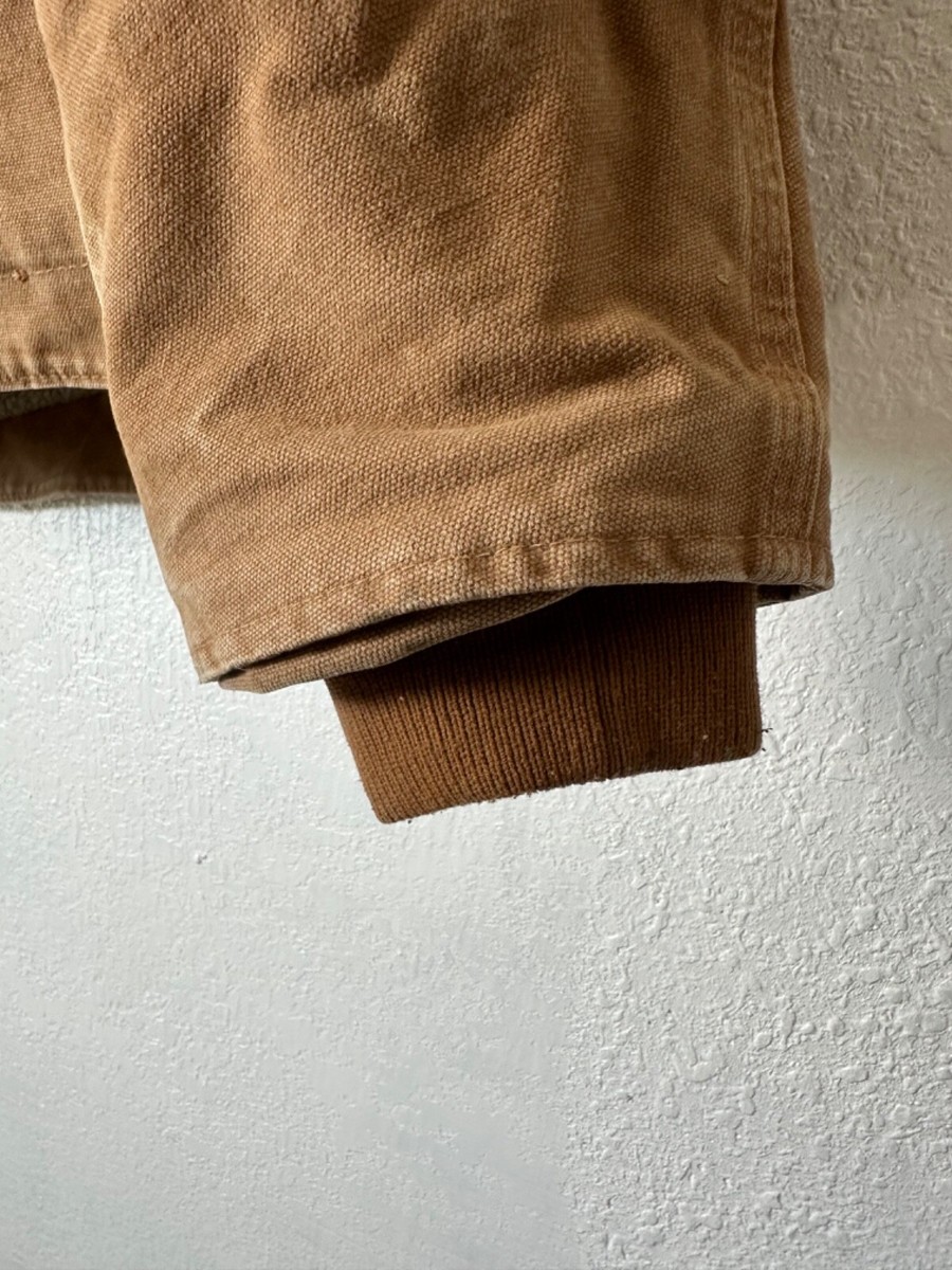 Carhartt Jacket J141-brn Sherpa Lined Sz 2XL Brown Tan Carhartt Jacket J141-brn Sherpa Lined Sz 2XL Brown Tan