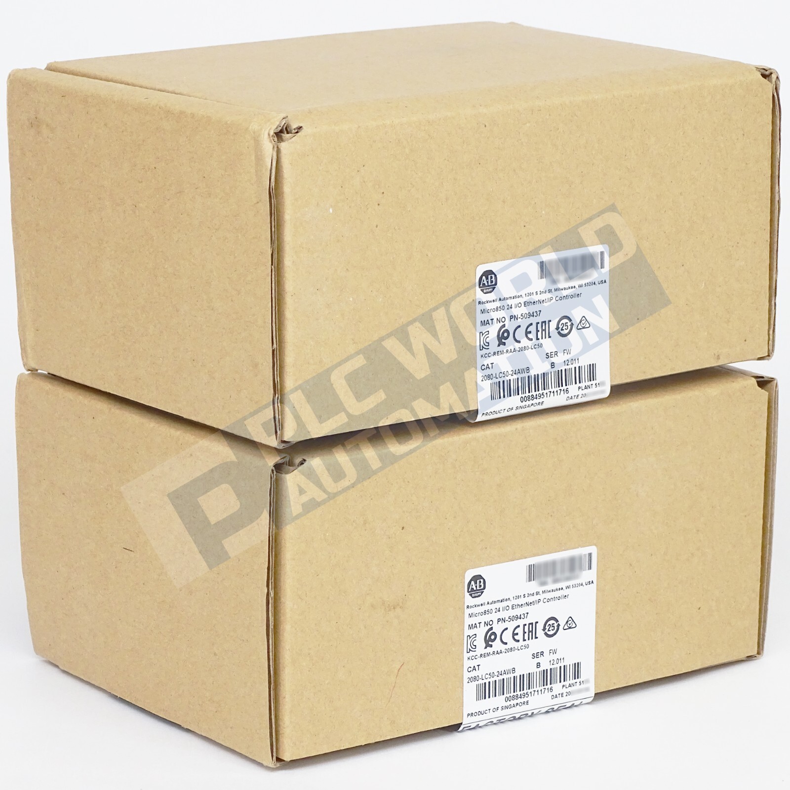 New Sealed Allen Bradley 2080-LC50-24AWB Ser B Micro850 EtherNet/IP ...
