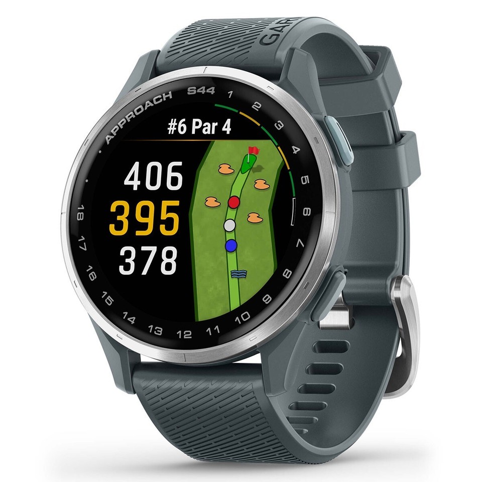Garmin Approach S44 Golf GPS Golf Watch with PinPointer, AMOLED Display ...