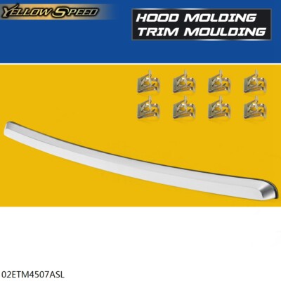 Fit For 2007-2013 GMC Sierra GM1235109 10385156 Hood Molding Trim ...