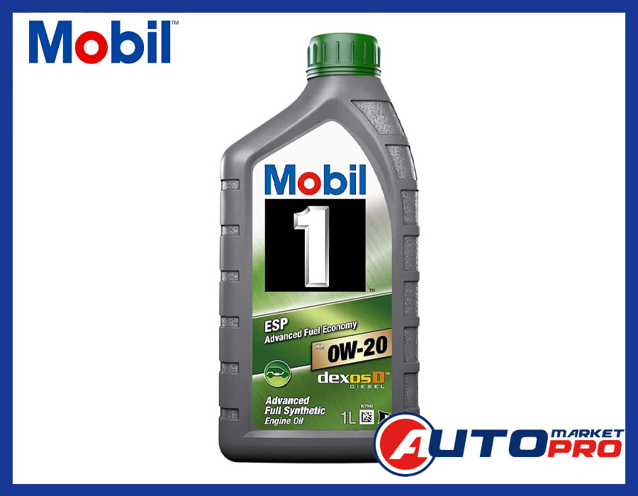 MOBIL 153439 OLIO MOTORE MOBIL 1 ESP 0W20 ACEA C6 VW 508/509 DEXOS D 1 ...