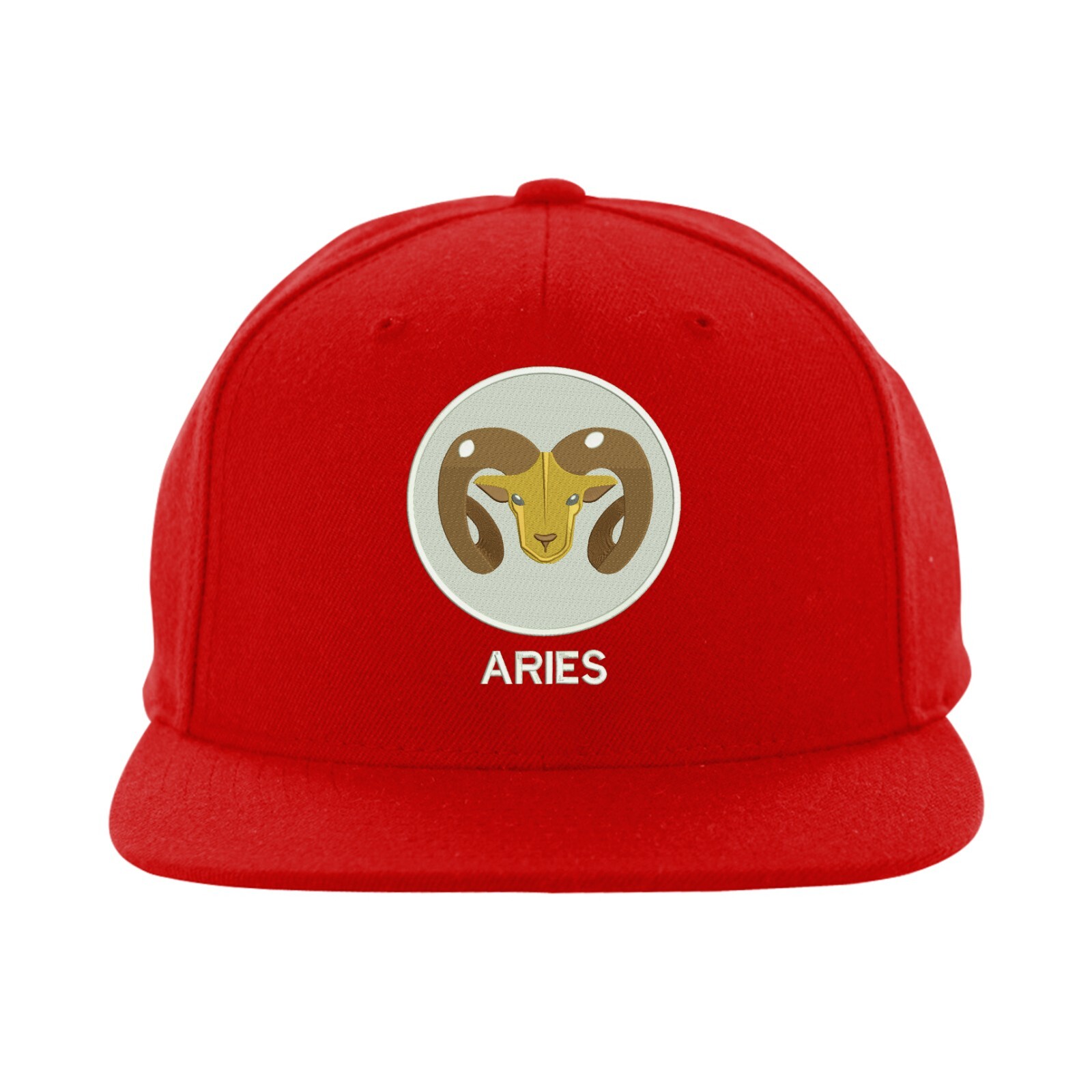 Embroidered Aries Zodiac Star symbol Snapback Cap March April Birthday ...