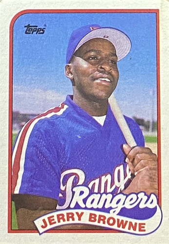 1989 Topps #532 Jerry Browne Texas Rangers Baseball Card | eBay