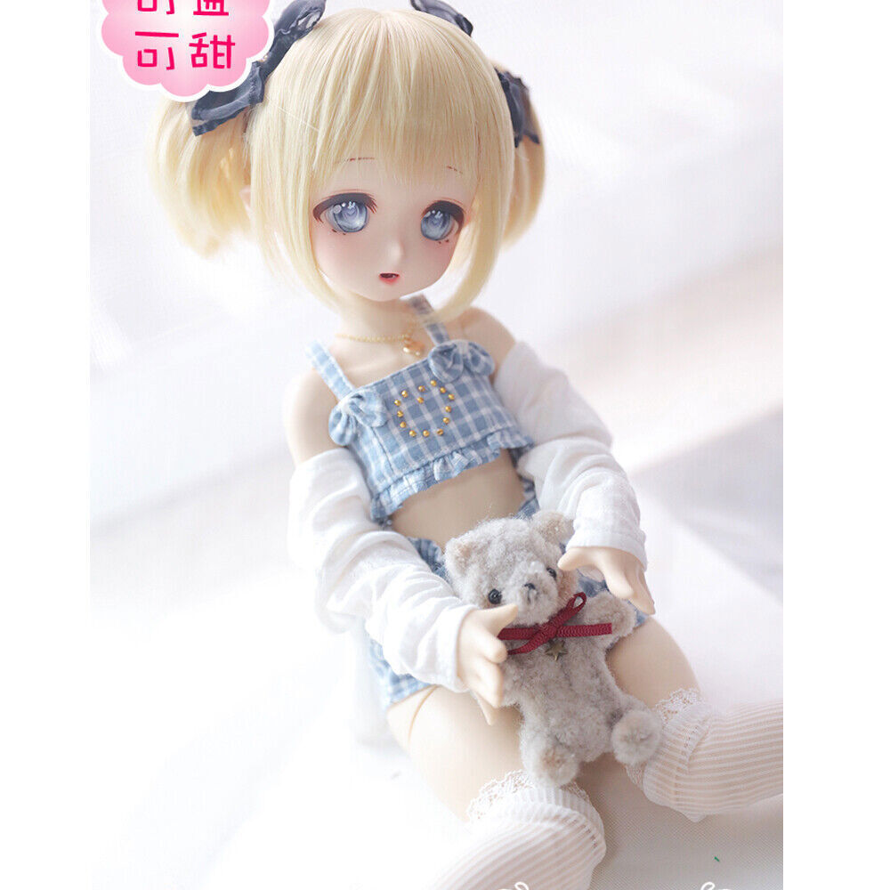 1 4 Bjd Doll Girl Bare Naked Resin Jointed Dolls Open Eyes Face