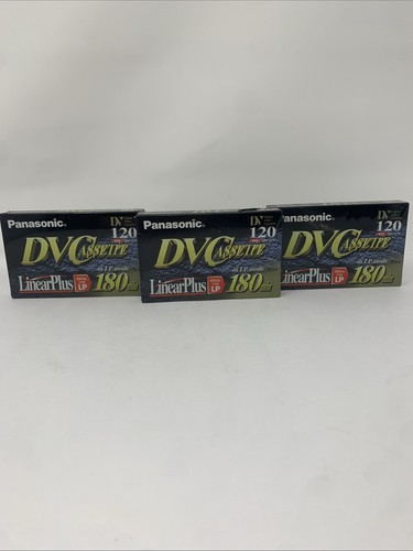 Panasonic DVC Digital Video Cassette Mini Linear Plus AY-DV120EJ Sealed Lot 3 | eBay