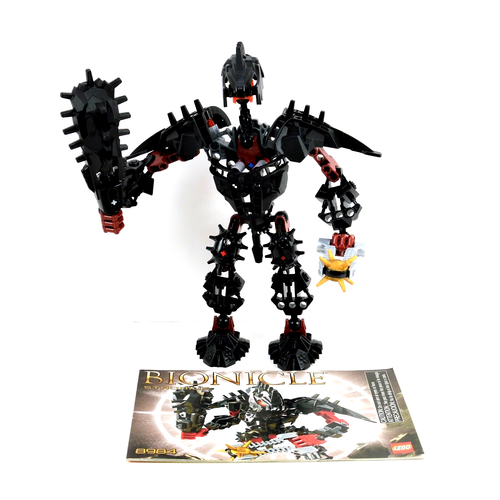LEGO Bionicle Glatorian Legends Stronius Set 8984 Complete w/ Manual No ...