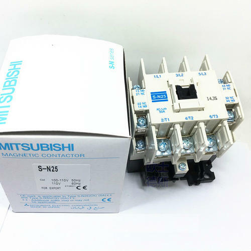 In Stock Mitsubishi S-N25 Magnetic Contactor 220VAC, 50Amp, 550V, 11kW ...