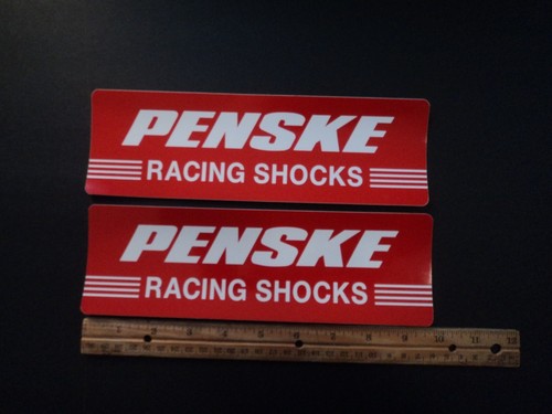 Lot of 2 "Penske Racing Shocks Decals Stickers NASCAR NHRA Off Road ...