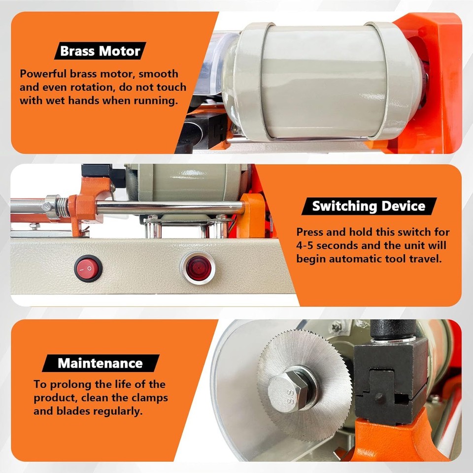Horizontal Hardware Cutting Machine Automatic Manual Copy Machine ...