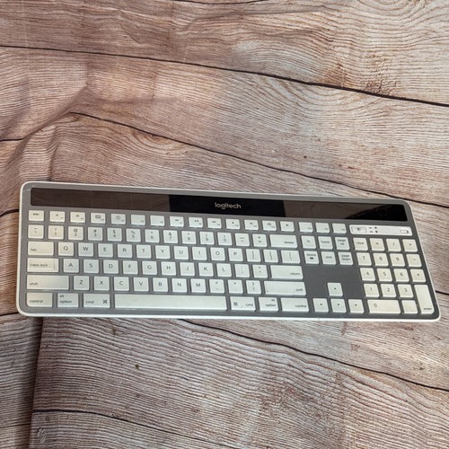 Logitech K750 Wireless Solar Powered Keyboard w/ USB Receiver Dongle ...