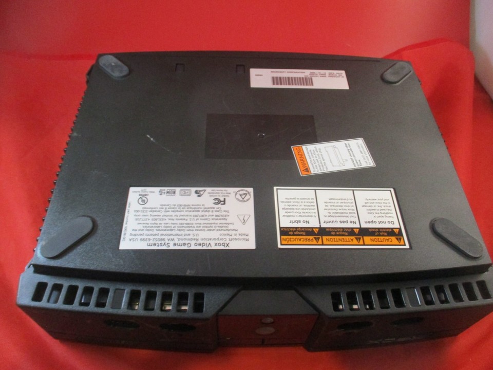 Original Microsoft Xbox Console *NOT WORKING* Tray wont open Weird ...