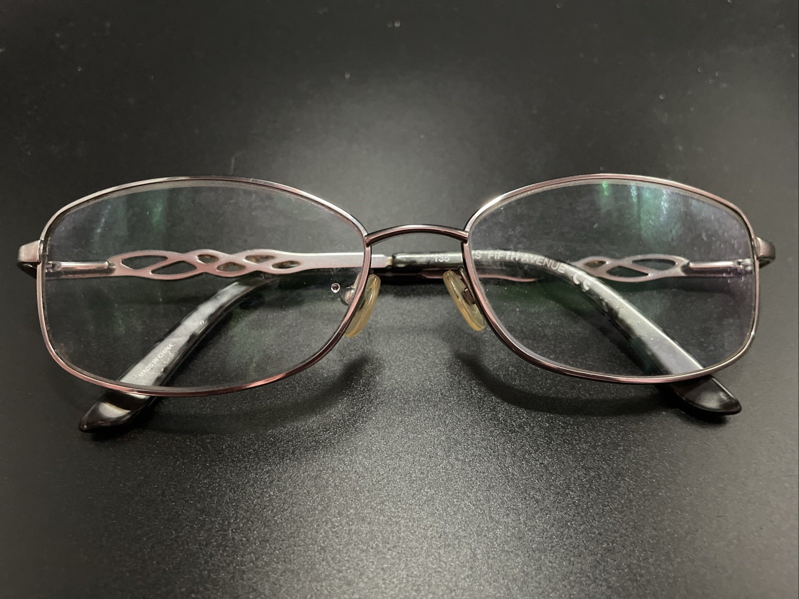 Saks Fifth Avenue Titanium Wire Rim Eyeglasses Frame 283/T EUC No ...