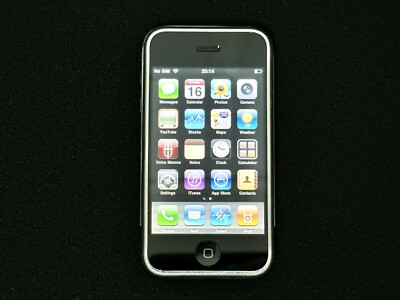 Apple iPhone 1st Generation 2G - 16GB - Black (Orange) A1203 ...