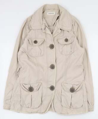 George Womens Beige Jacket Size 10 Button | eBay UK