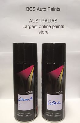 Car Touch Up Paint Spray Kit - 2 x Cans - HONDA CYPRESS GREEN PEARL ...