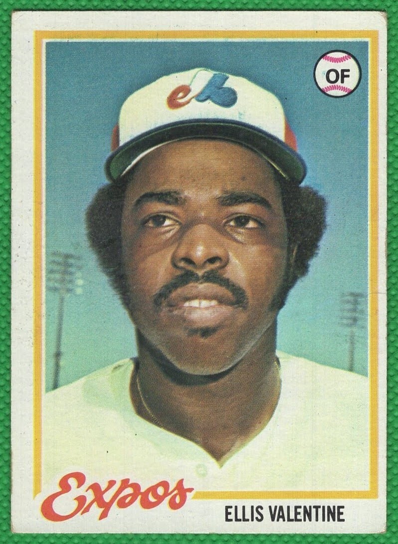 Ellis Valentine - 1978 Topps #185 - Montreal Expos Baseball Card | eBay