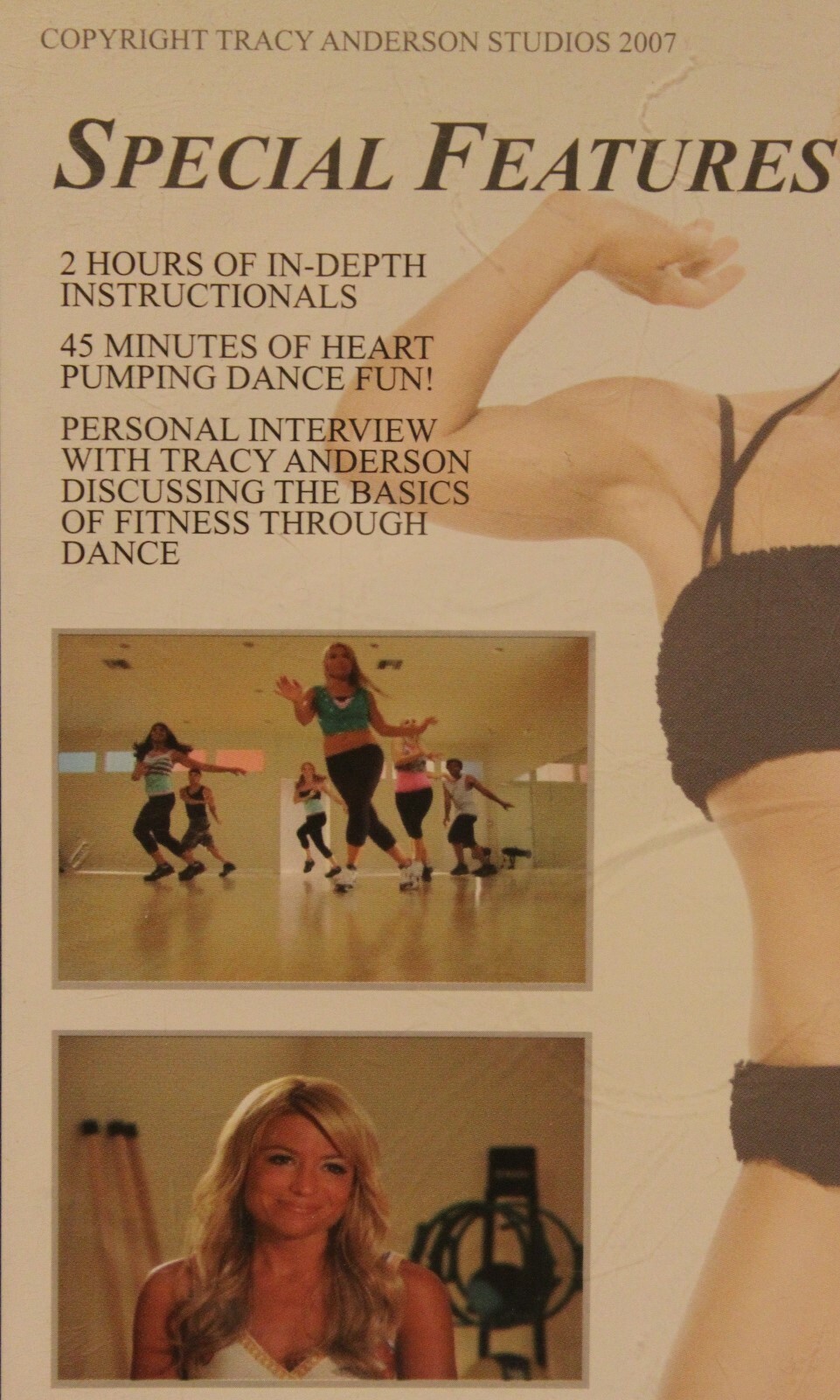 Tracy Anderson's Dance Aerobics workout exercise fitness DVD | eBay
