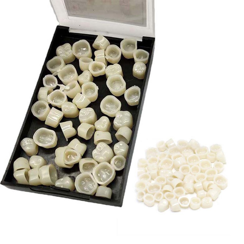 2PACK Resin Anterior Back Dental Temporary Porcelain Crown Veneers ...
