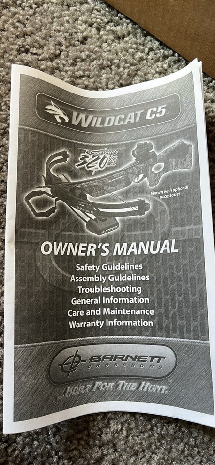 Barnett Wildcat C5 crossbow With Scope | eBay