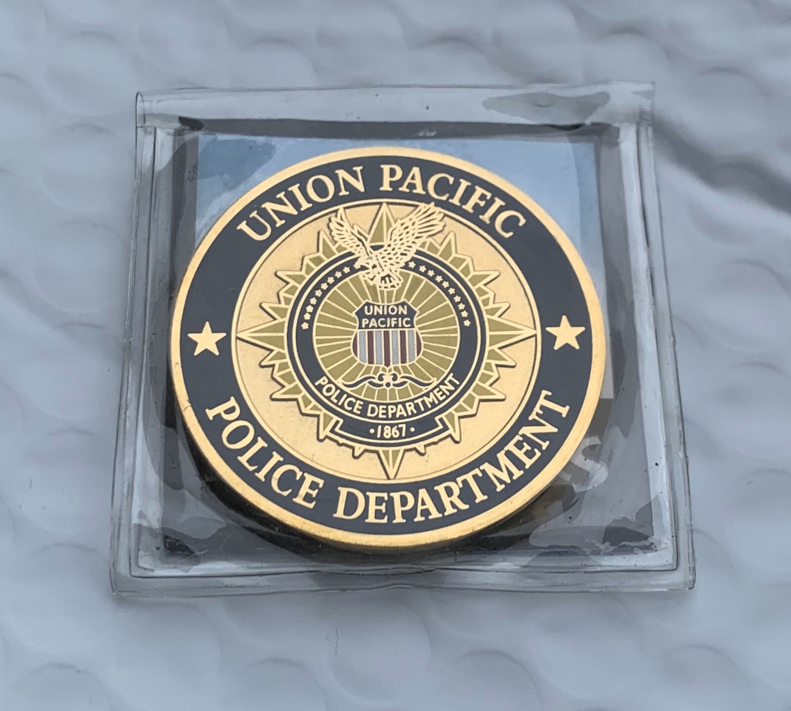 Union Pacific Police Dept. Train Railroad Special Agent Challenge Coin ...