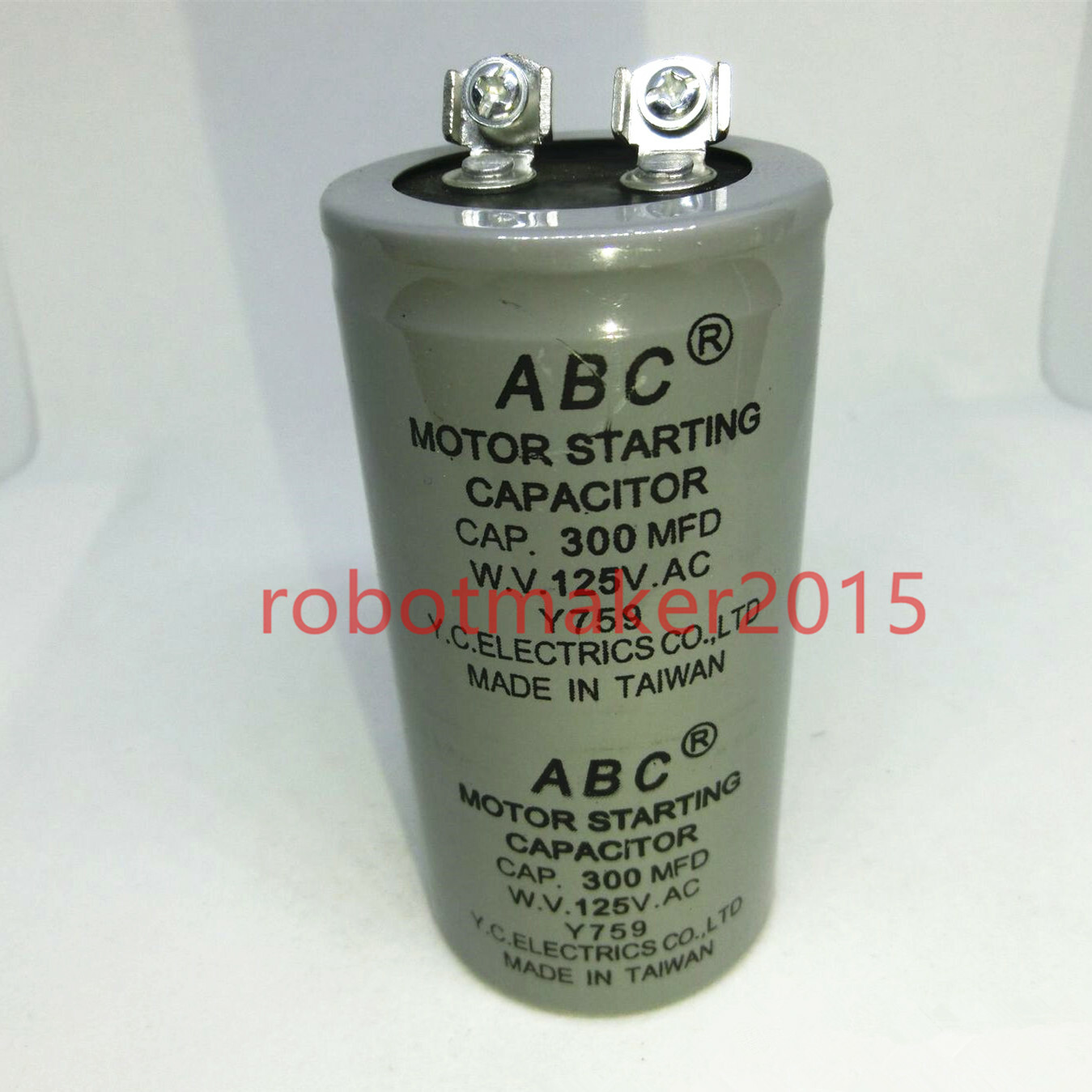 ABC CD60 Motor Starting Capacitor 300MFD 300UF 125VAC HVAC 125V High ...