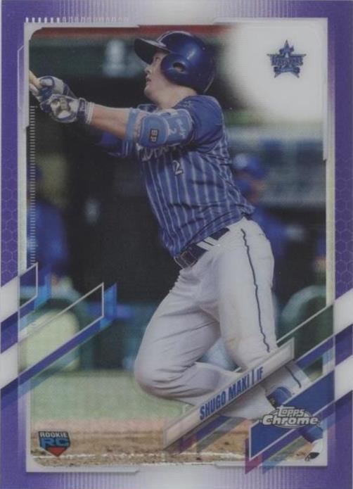2021 Topps Chrome NPB Nippon Professional Baseball - Shugo Maki #202 ...