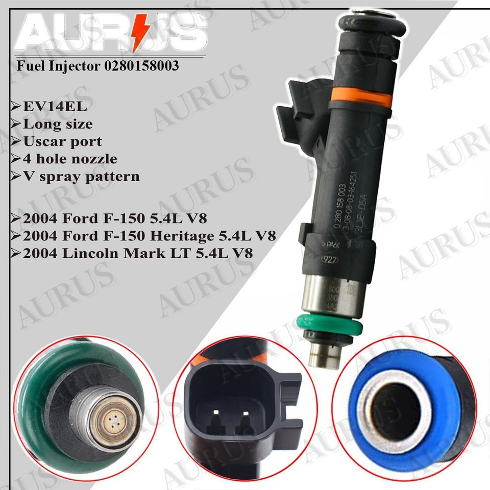 x8 OEM AURUS NEW FUEL INJECTORS FOR 2004 Ford F-150 Heritage LT 5.4L ...