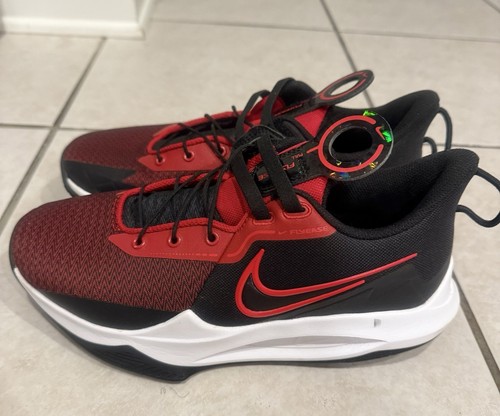 2022 Nike Precision 6 FlyEase 'Bred' Red/Black/White Men’s Size 6.5 Pre ...
