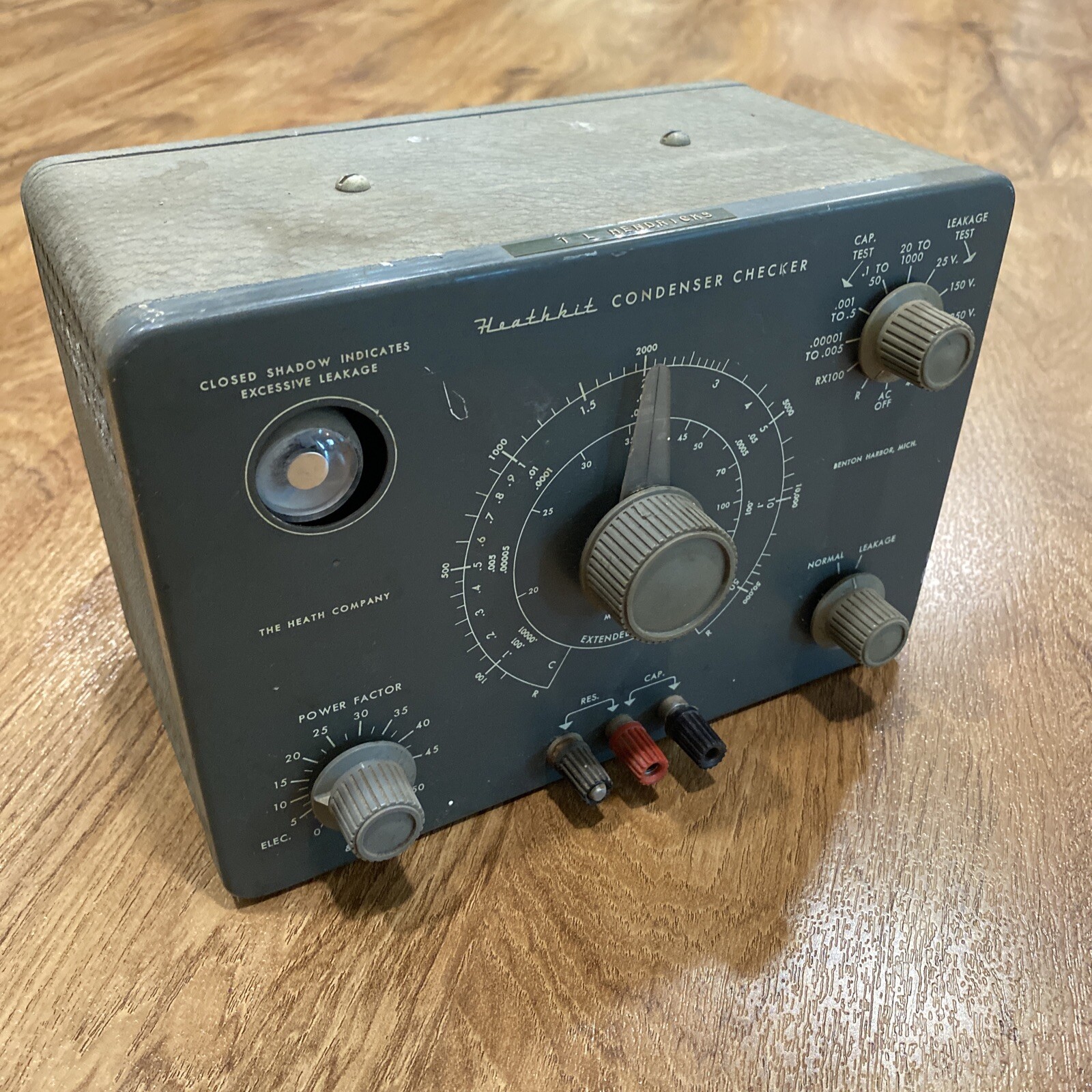 Vintage Heathkit Model C3 Condenser Checker Leakage Tester Used ...