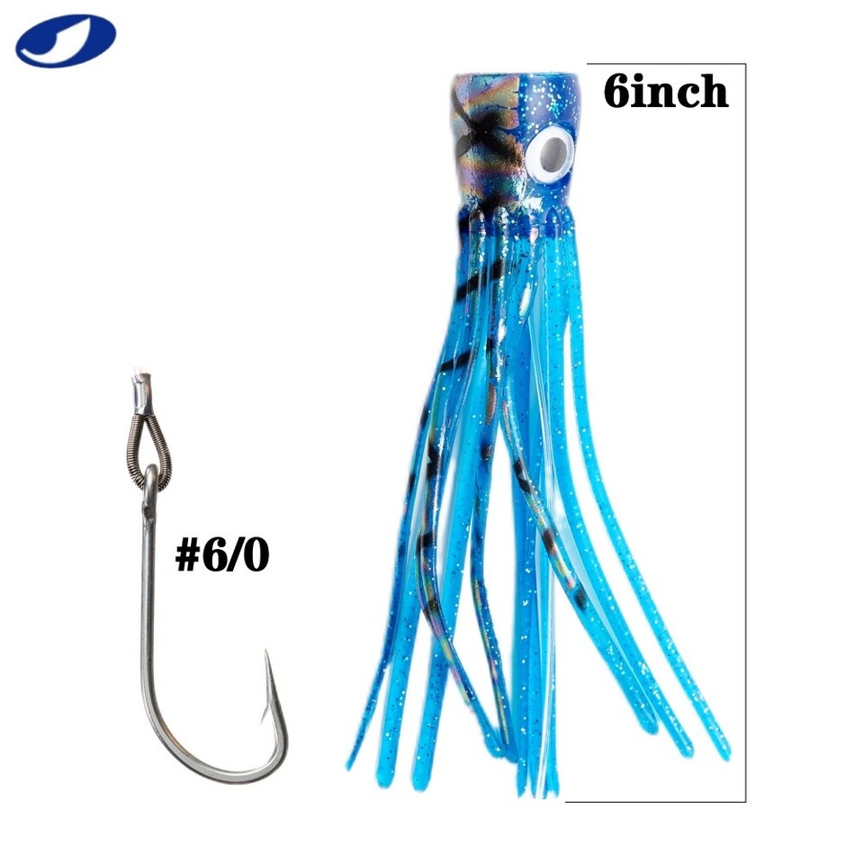 Chugger Chain Rigged Trolling Lure Saltwater Fishing Lure Bag with ...