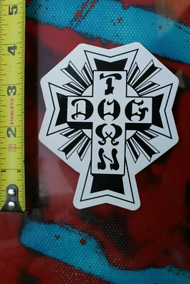 Dogtown Cross Black White Dog Town OG Venice ZBOY Vintage Skateboarding ...