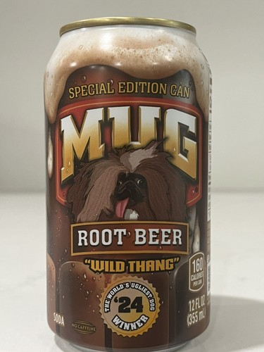Mug Root Beer Wild Thang Limited Edition Promo Can Worlds Ugliest Dog ...