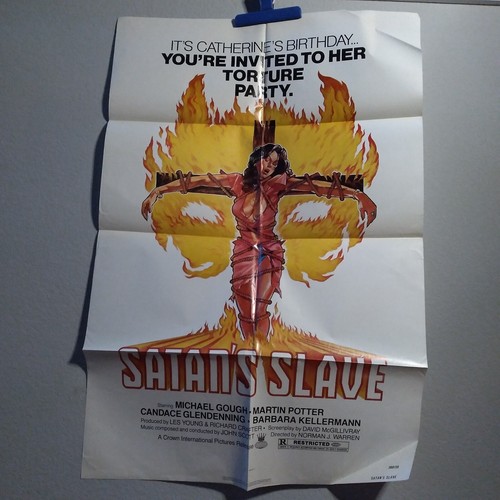 1979 "Satan's Slave" Original Movie One Sheet 27 x 41" Poster Vintage ...