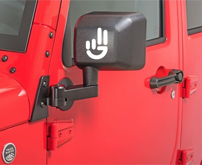 NEW WAVE DECAL TWO FINGER FITS LIKE WRANGLER SAHARA SPORT JL JK TJ YJ ...