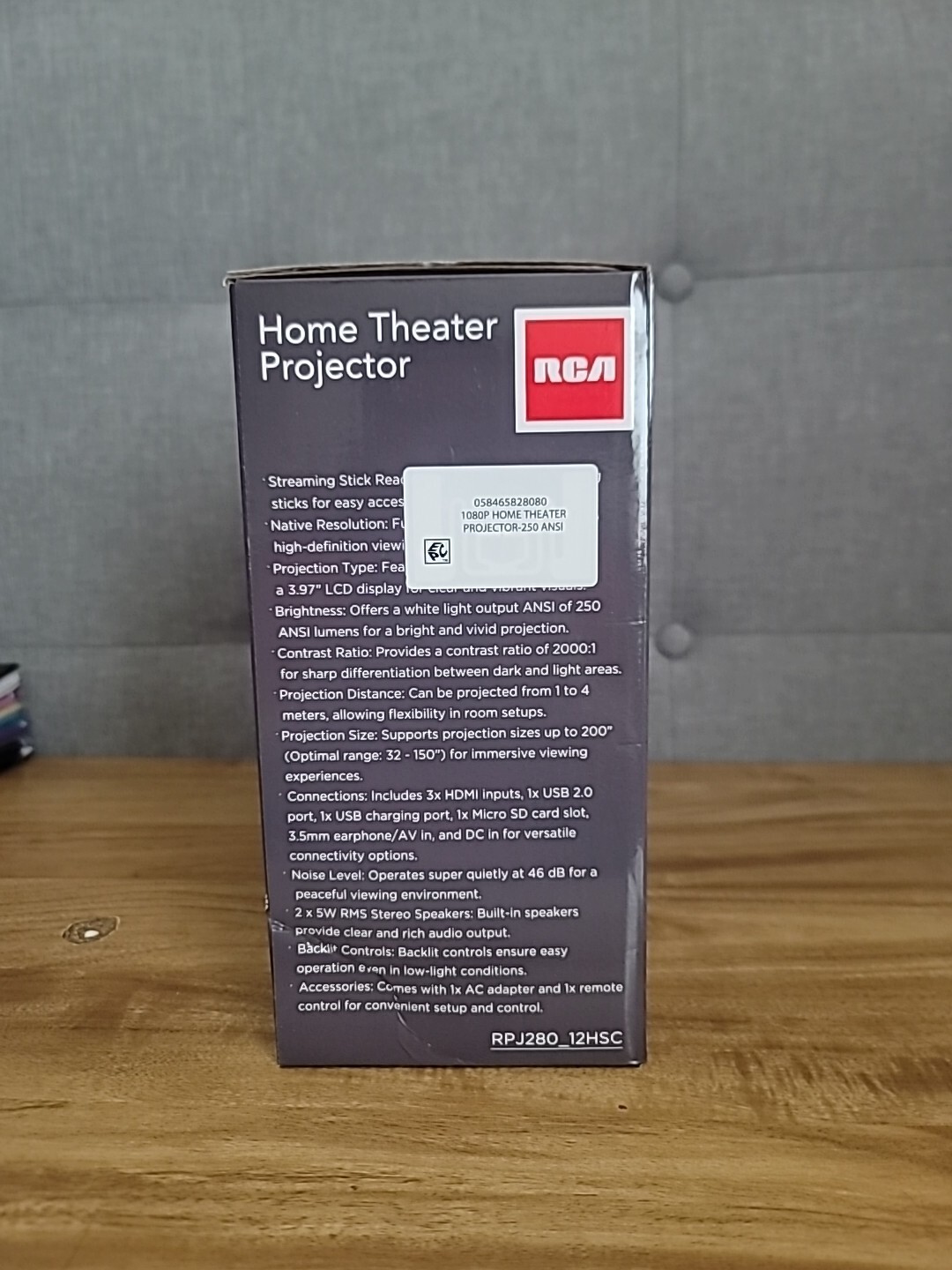 RCA 1080p FHD Home Theater Projector 32 - 150" Optimal Projection Size ...