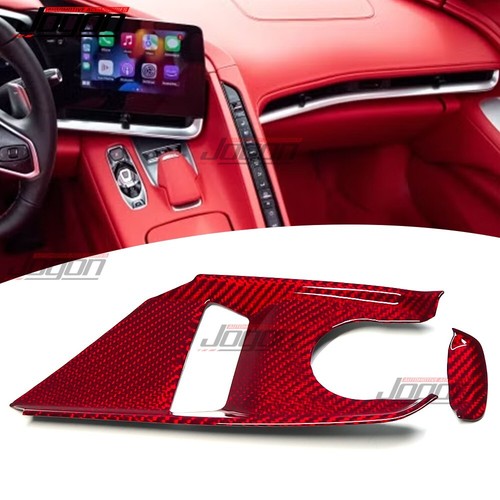 Red Carbon For Corvette C8 Z06 ZR1 Z51 2020-2025 Console Mode Switch ...