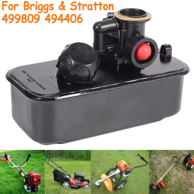 Lawn Mower Fuel Gas Tank Carburetor 499809 498809A 494406 For Briggs ...
